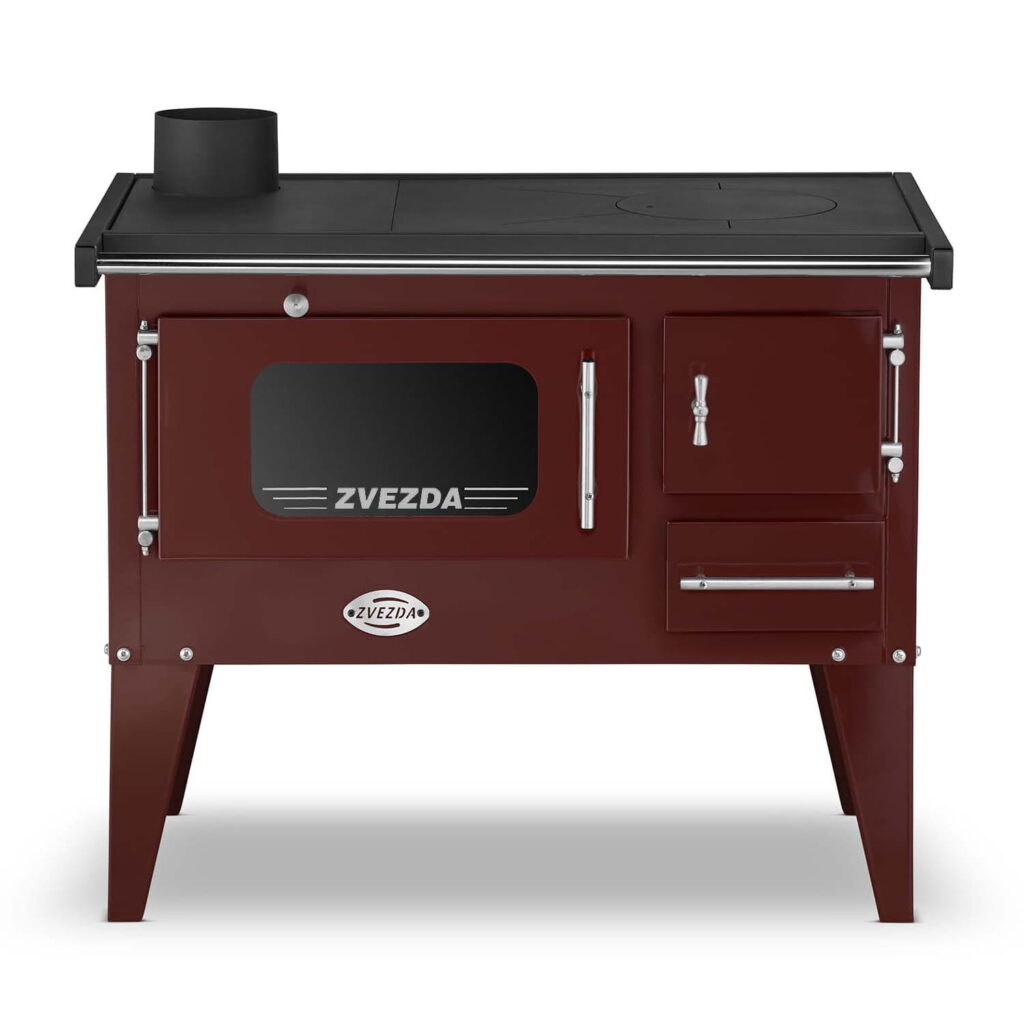 Kuchenka kuchnia węglowa 8kW westfalka ZVEZDA Brown - WerBud